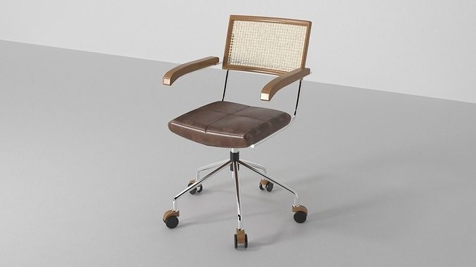 Japanese office chair free VR / AR / low-poly 3D model | CGTrader