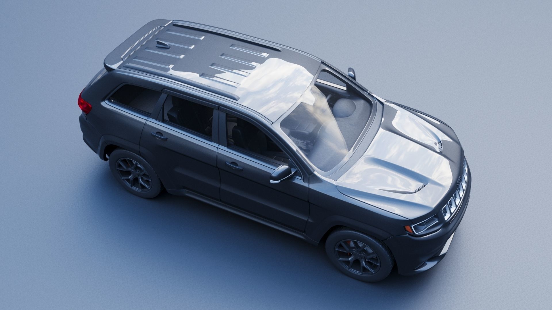 Jeep Grand Cherokee Trackhawk 3D model 3D printable | CGTrader