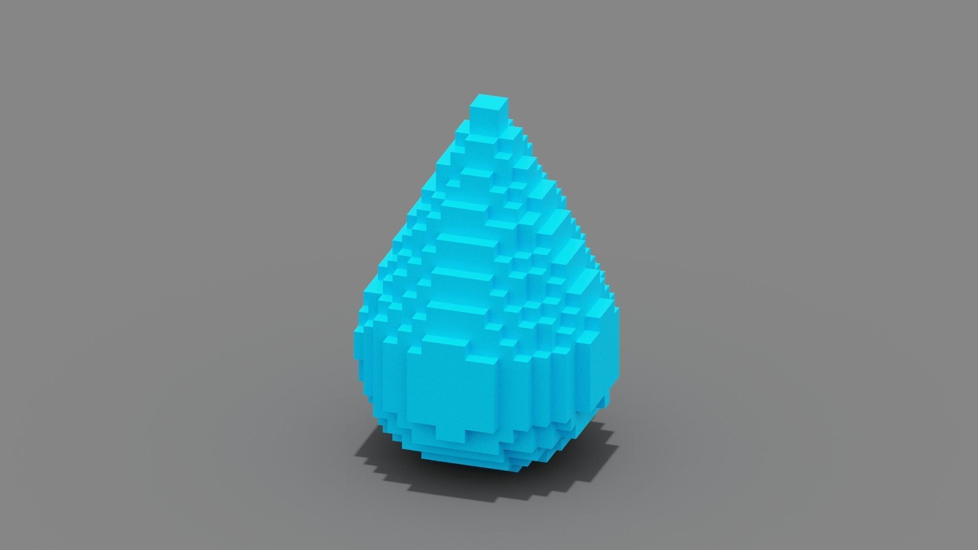 3D model Voxel Water VR / AR / low-poly | CGTrader