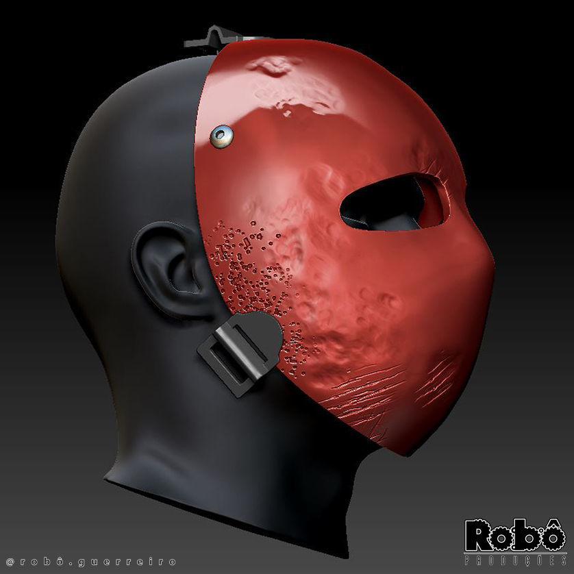 BULLDOZER OPERATOR BELLIGERENT MASK - CALL OF DUTY - WARZONE 3D model ...