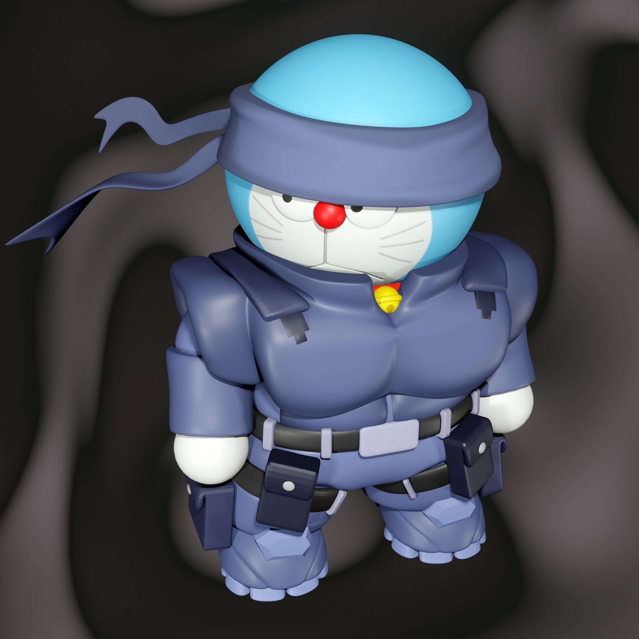 Solid Snake Doraemon ver 3D model 3D printable | CGTrader