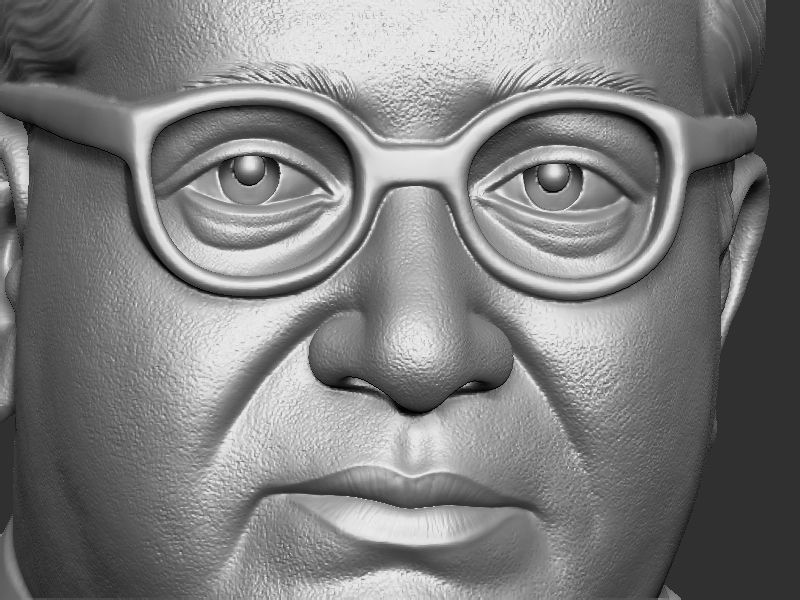 Dr Bhimrao Ambedkar 3D model 3D printable | CGTrader