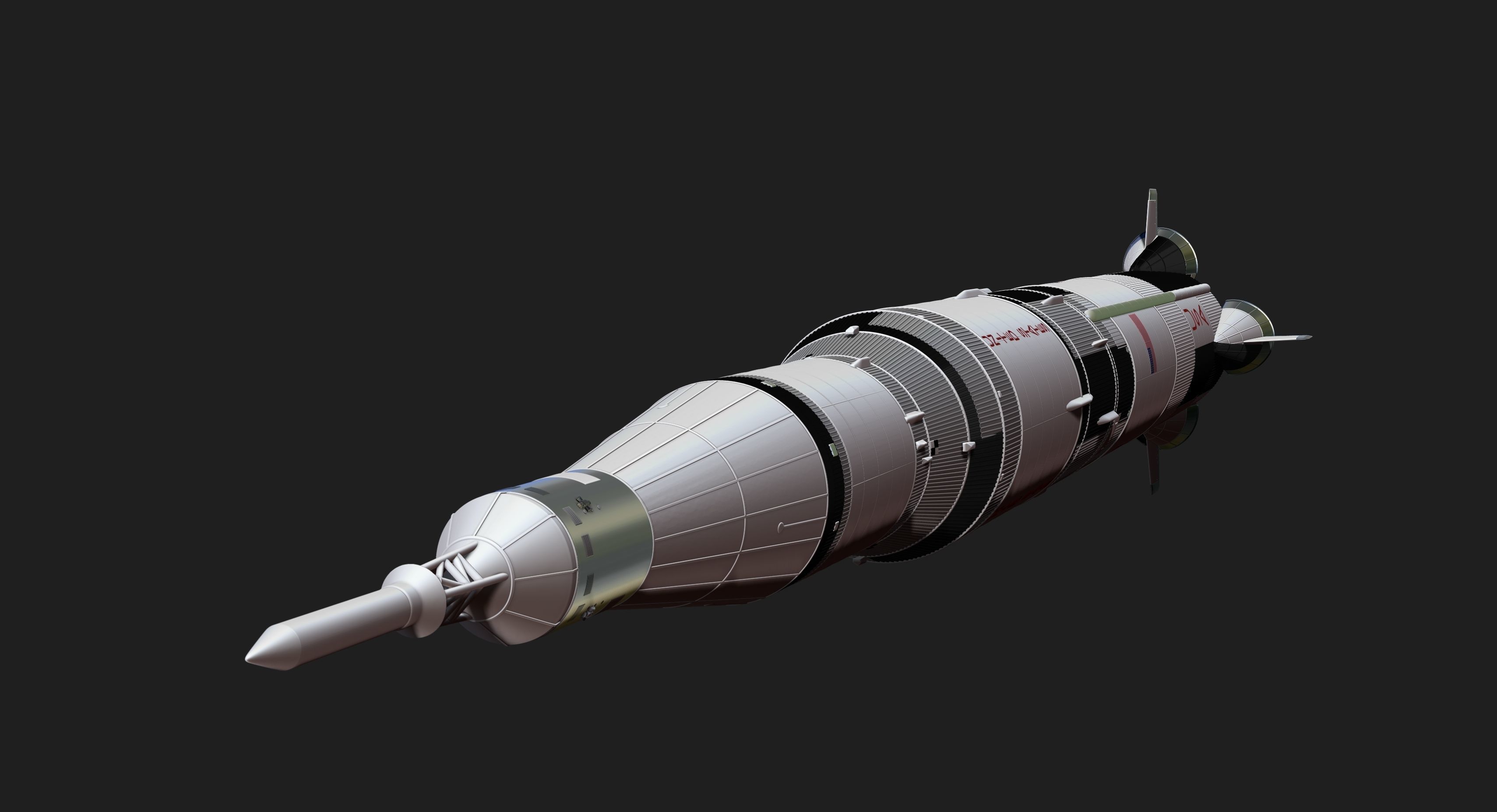 Nasa Saturn V Rocket and Launch Pad 3D model for 3D Printer 3D model 3D printable | CGTrader