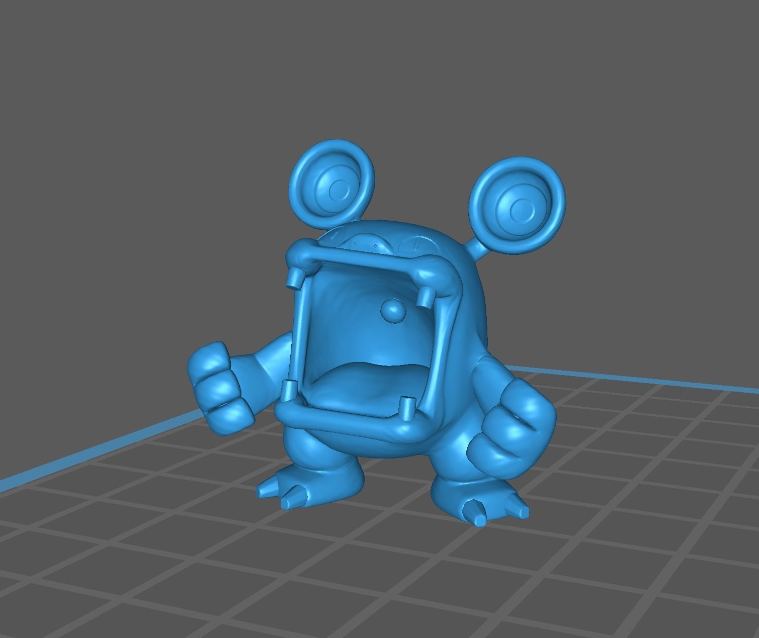 Loudred pokemon 3D print model 3D model 3D printable | CGTrader