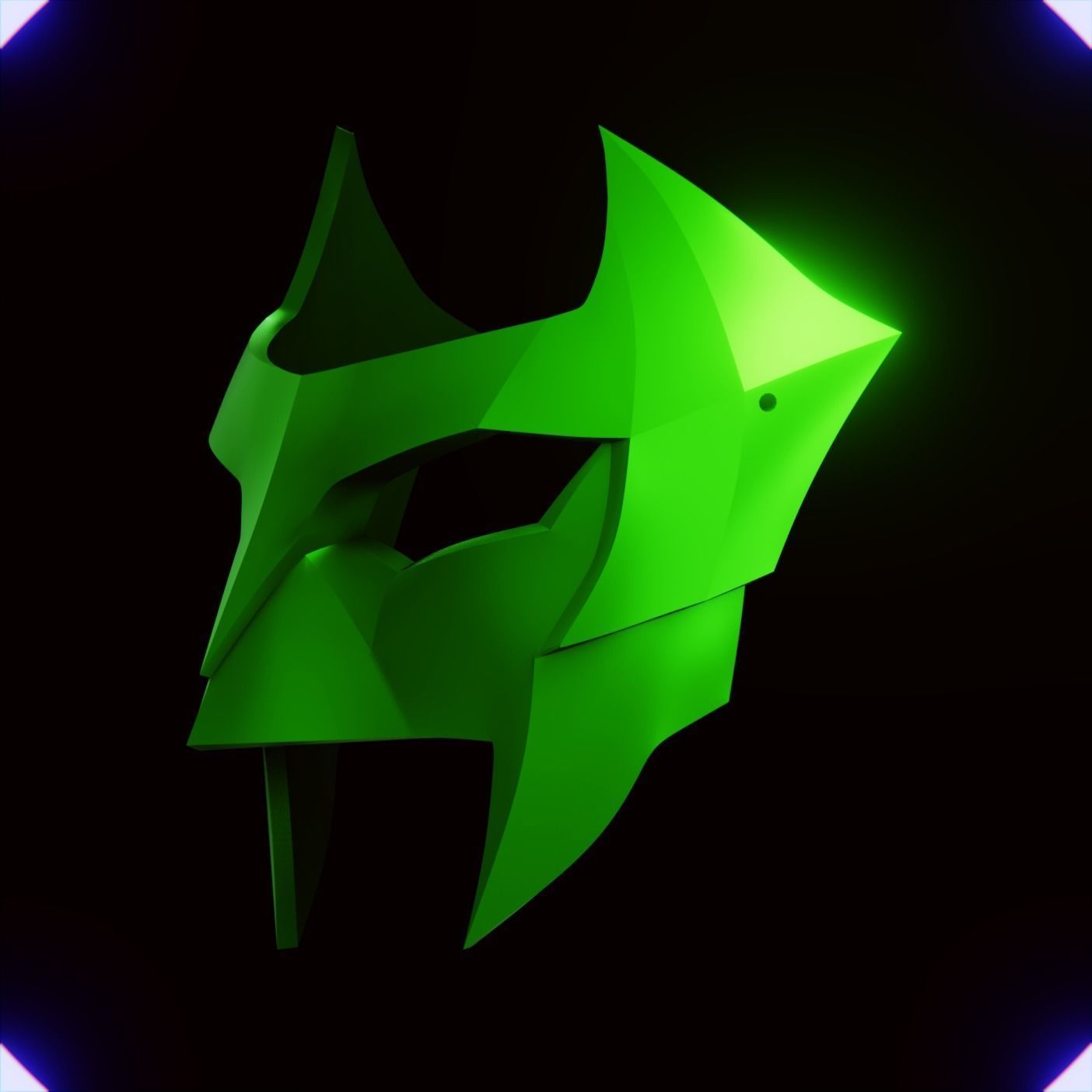 GREEN LANTERN KYLE RAYNER PARALLAX HAL JORDAN MASK 3D model 3D ...