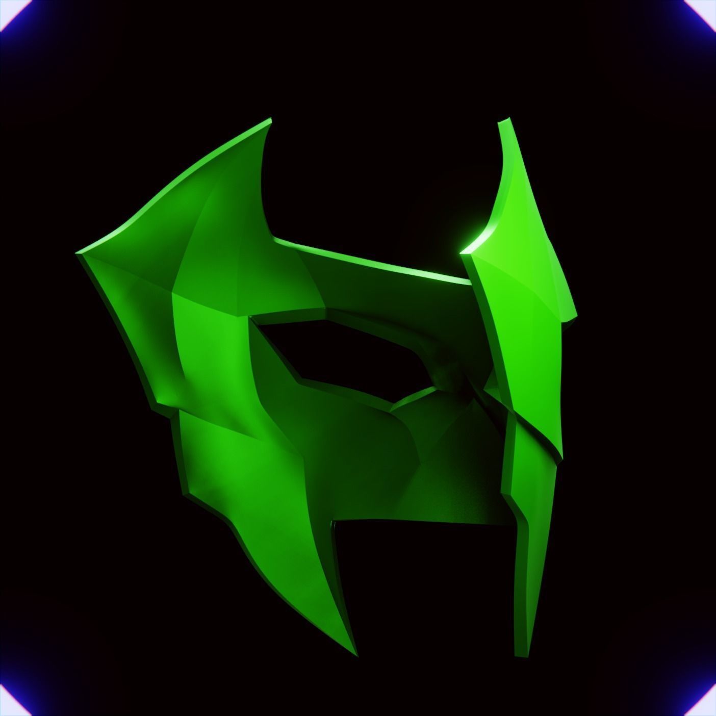 GREEN LANTERN KYLE RAYNER PARALLAX HAL JORDAN MASK 3D model 3D ...