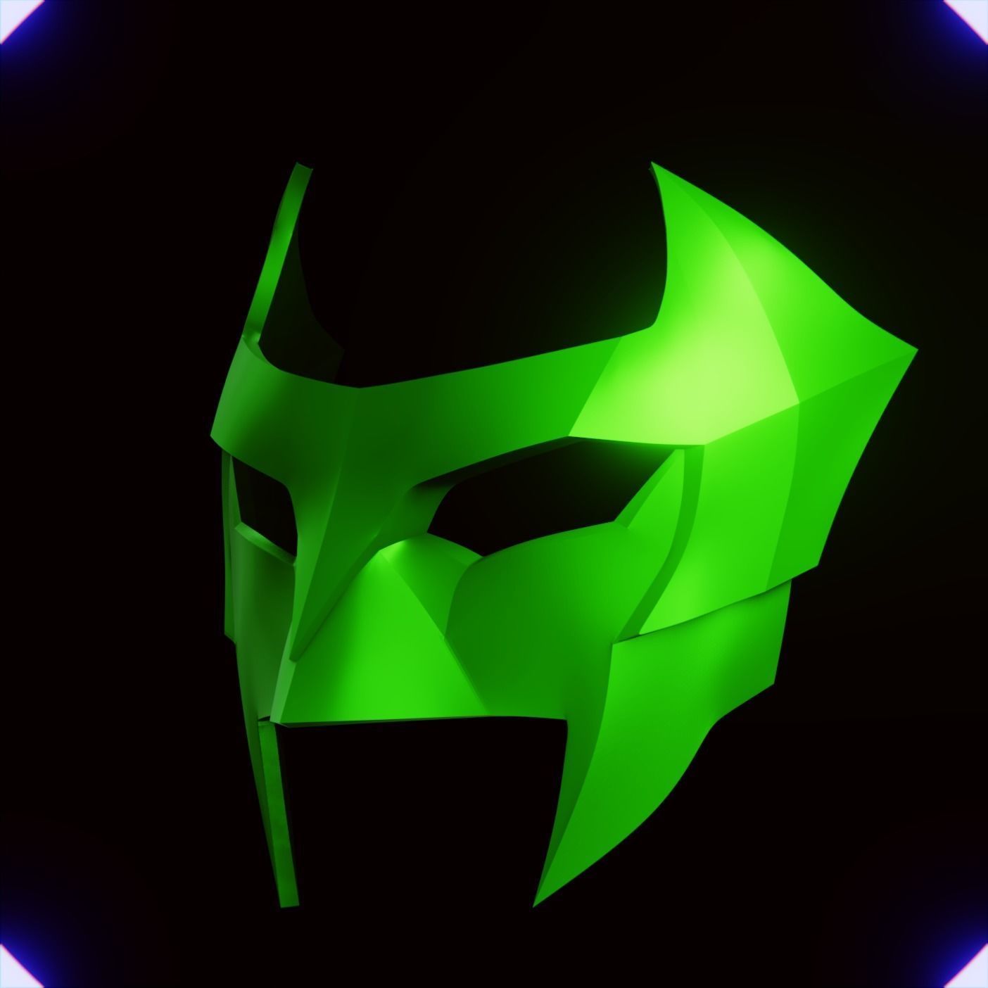 GREEN LANTERN KYLE RAYNER PARALLAX HAL JORDAN MASK 3D model 3D ...