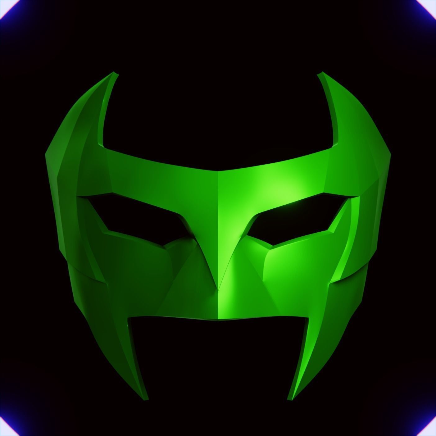 GREEN LANTERN KYLE RAYNER PARALLAX HAL JORDAN MASK 3D model 3D ...