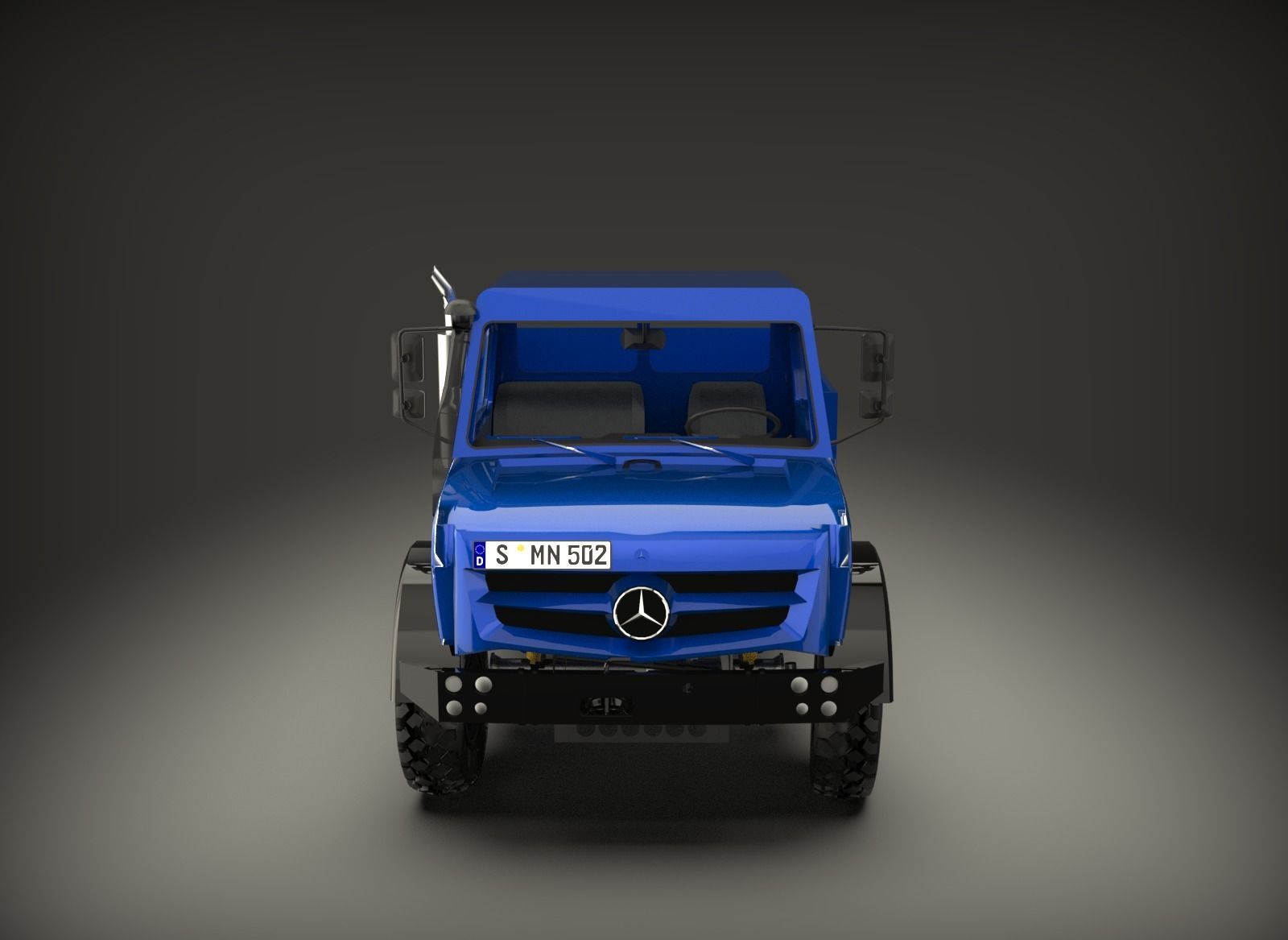 MERCEDES BENZ-UNIMOG 3D model 3D model | CGTrader