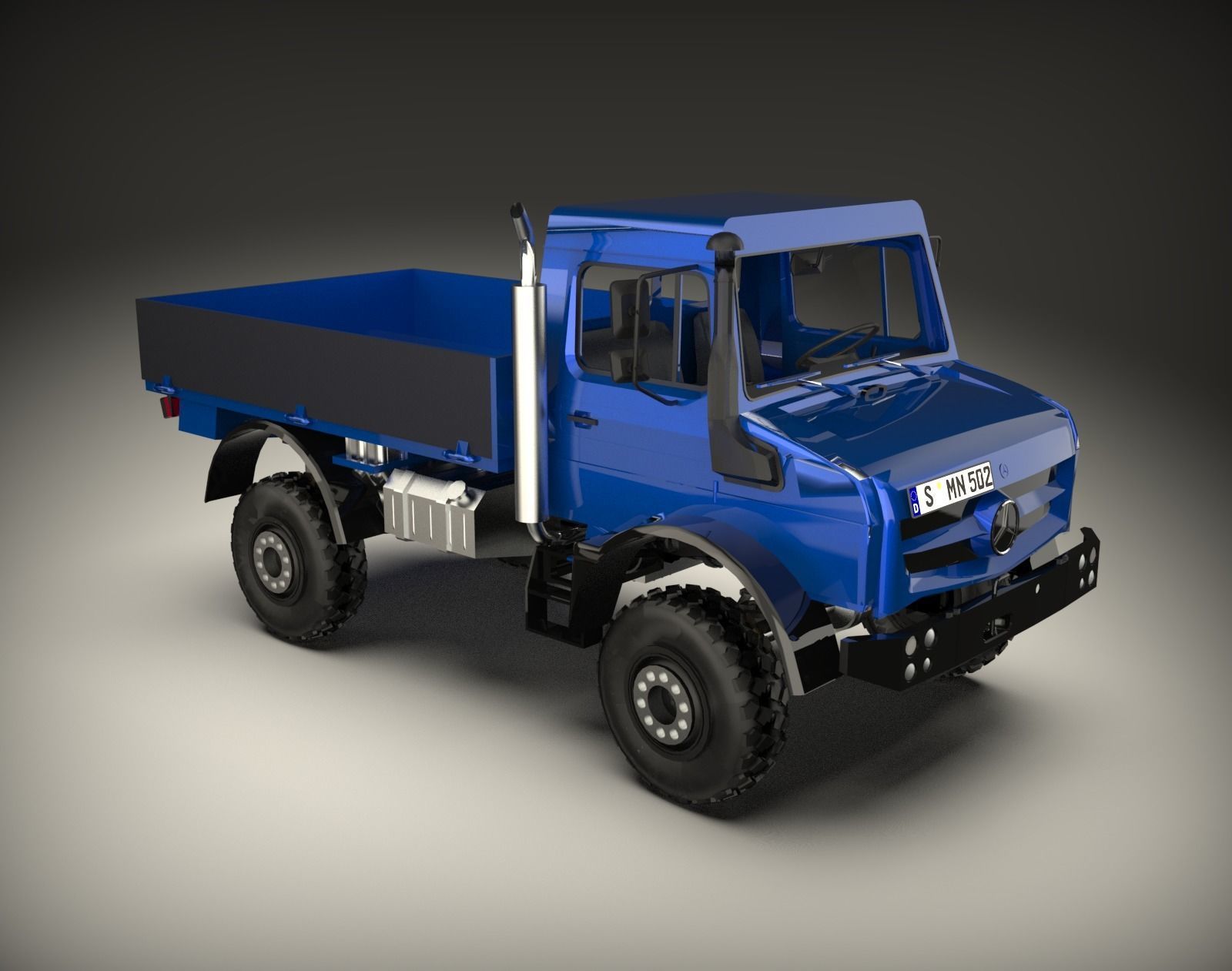 MERCEDES BENZ-UNIMOG 3D model 3D model | CGTrader