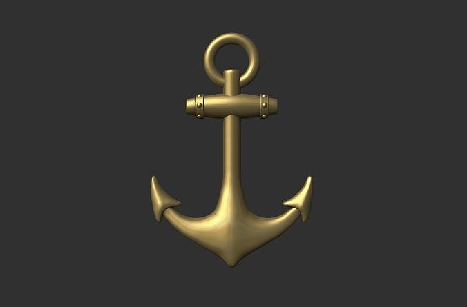 Pendant Anchor 3D model 3D printable | CGTrader