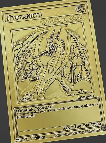 hyozanryu - yugioh 3D model 3D printable | CGTrader