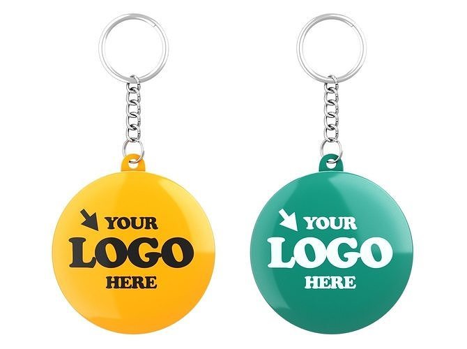 Key Chain Mock Up 3D model | CGTrader