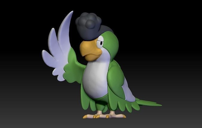 Pokemon Squawkabilly 3D model 3D printable | CGTrader