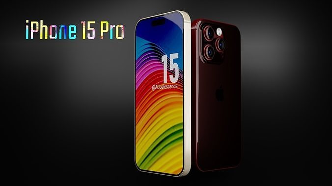 Leaked iPhone 15 Pro 3D model | CGTrader