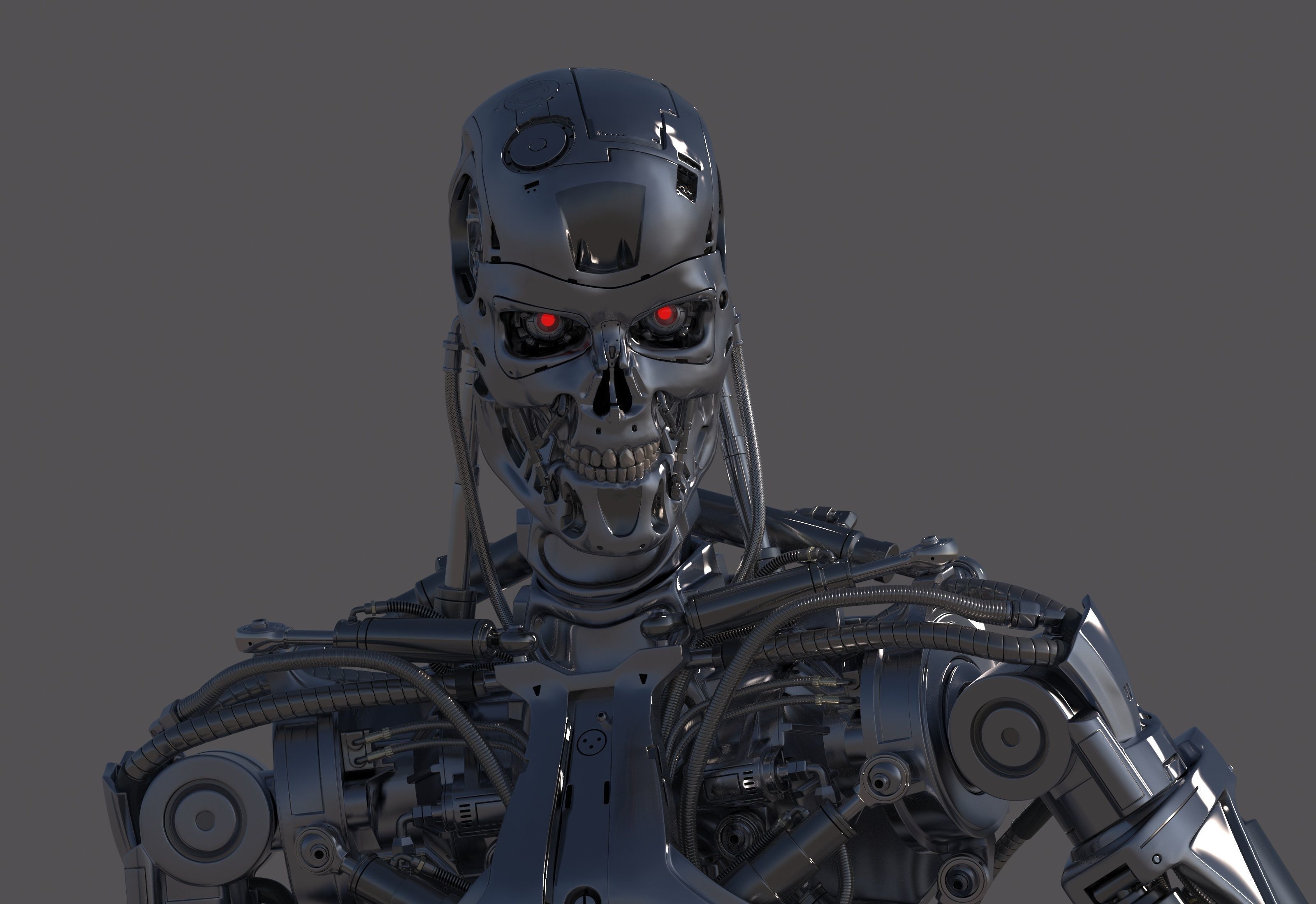 Terminator T800 Salvation Endoskeleton 3D model rigged | CGTrader