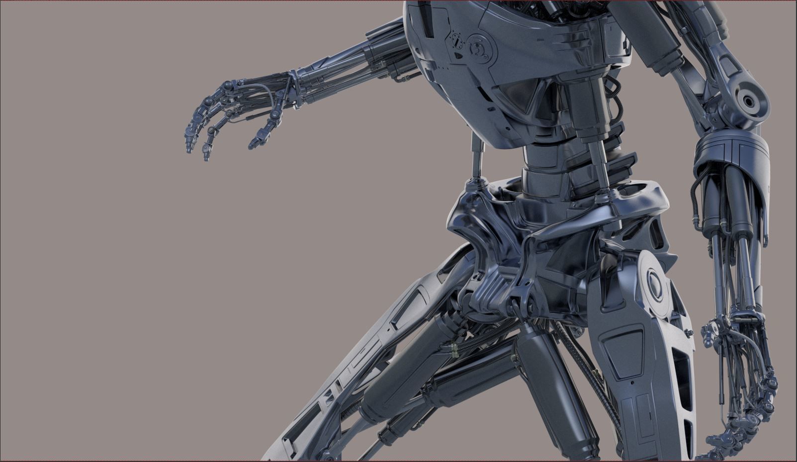 Terminator T800 Salvation Endoskeleton 3D model rigged | CGTrader