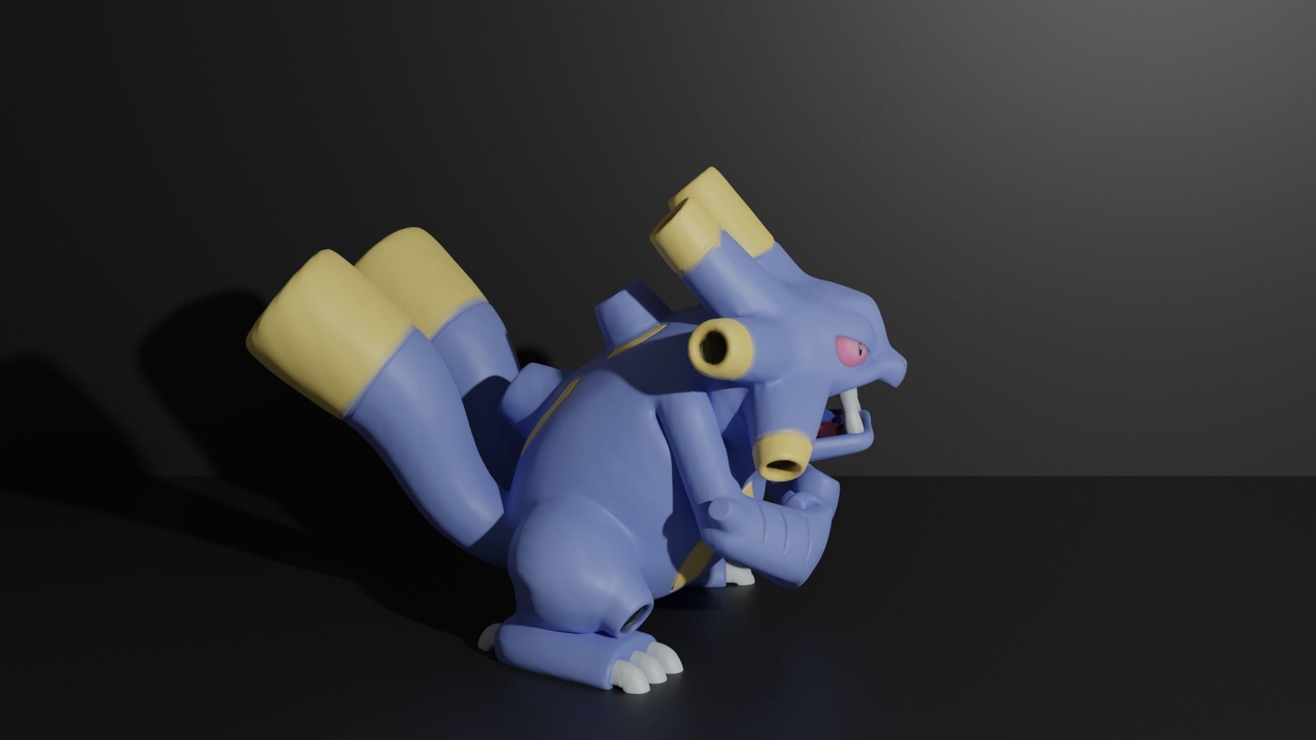 Whismur Loudred and Exploud 3D print model 3D model 3D printable | CGTrader