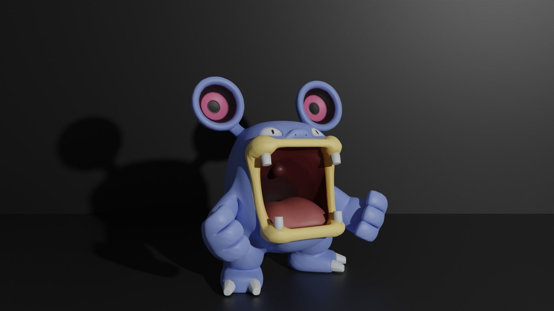 Whismur Loudred and Exploud 3D print model 3D model 3D printable | CGTrader
