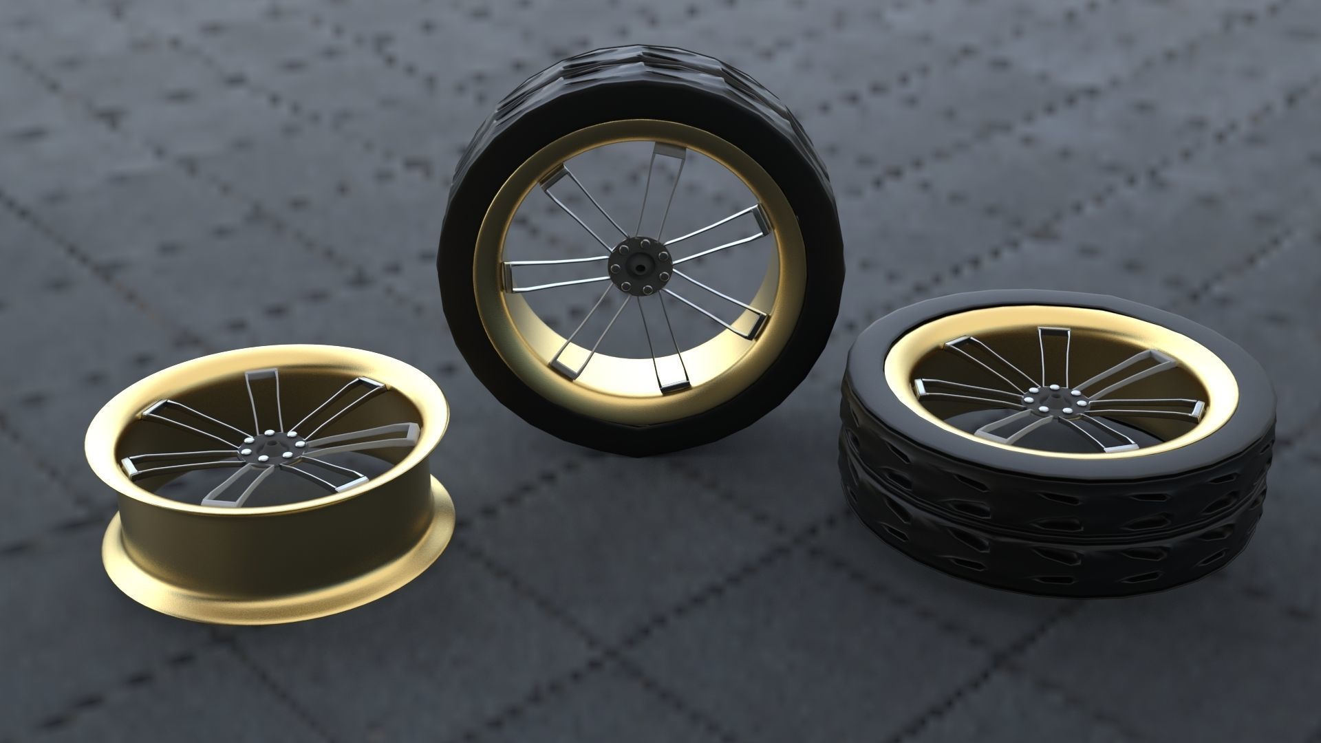 Car Wheels and Rims 3D model | CGTrader