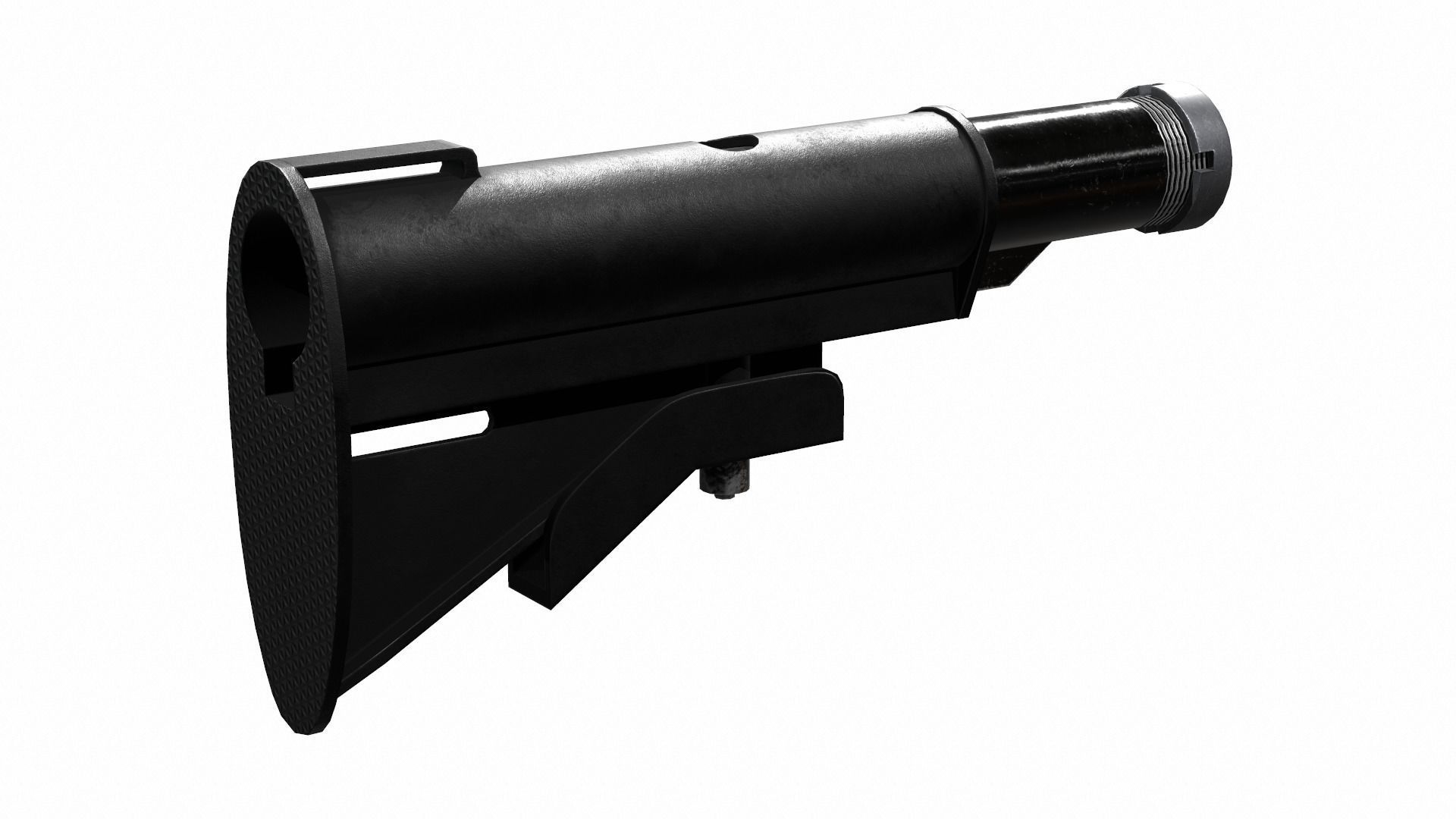 3D model AR Buttstock Standard AR-15 rifle collapsible crane stock VR ...