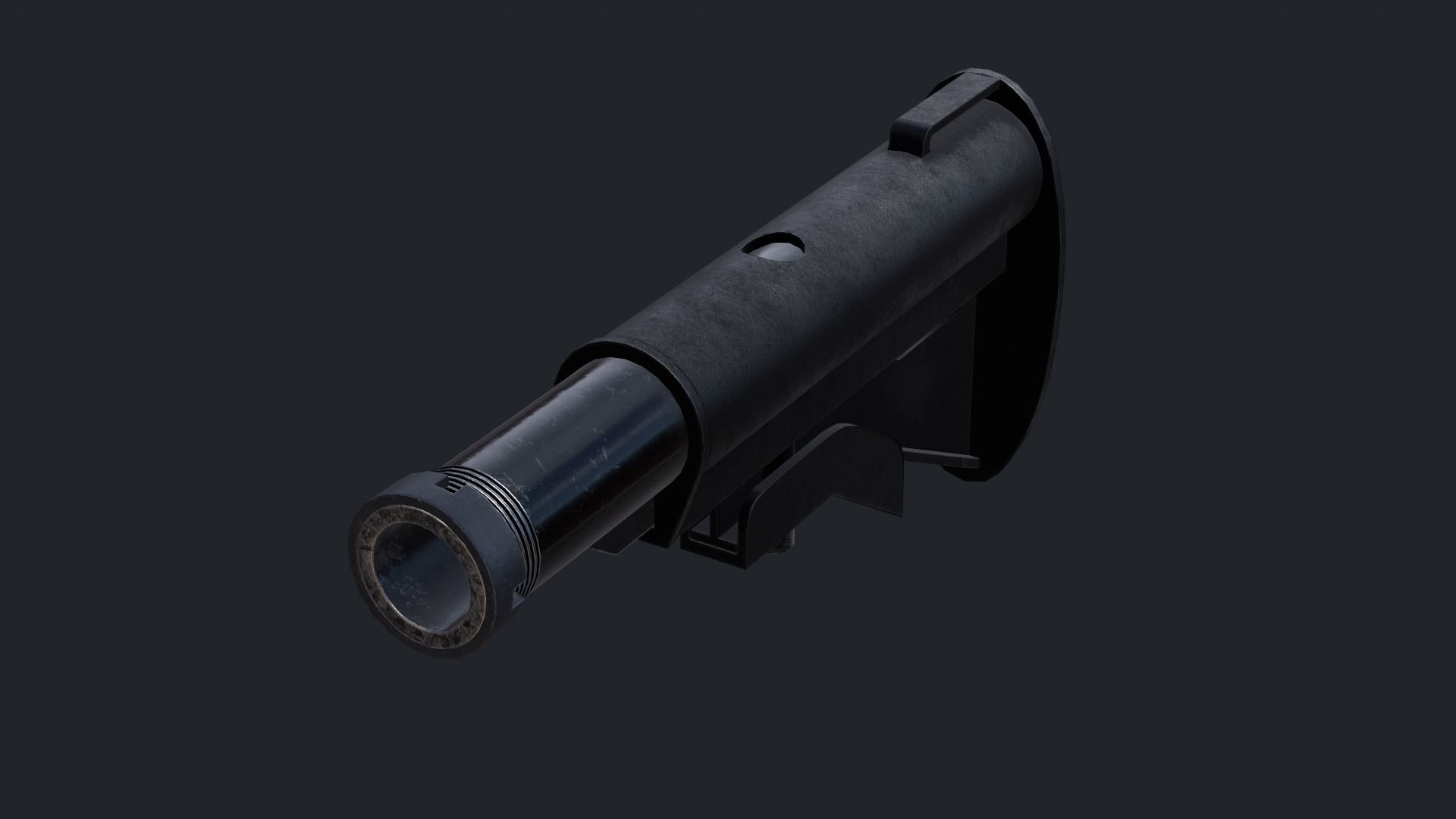 3D model AR Buttstock Standard AR-15 rifle collapsible crane stock VR ...