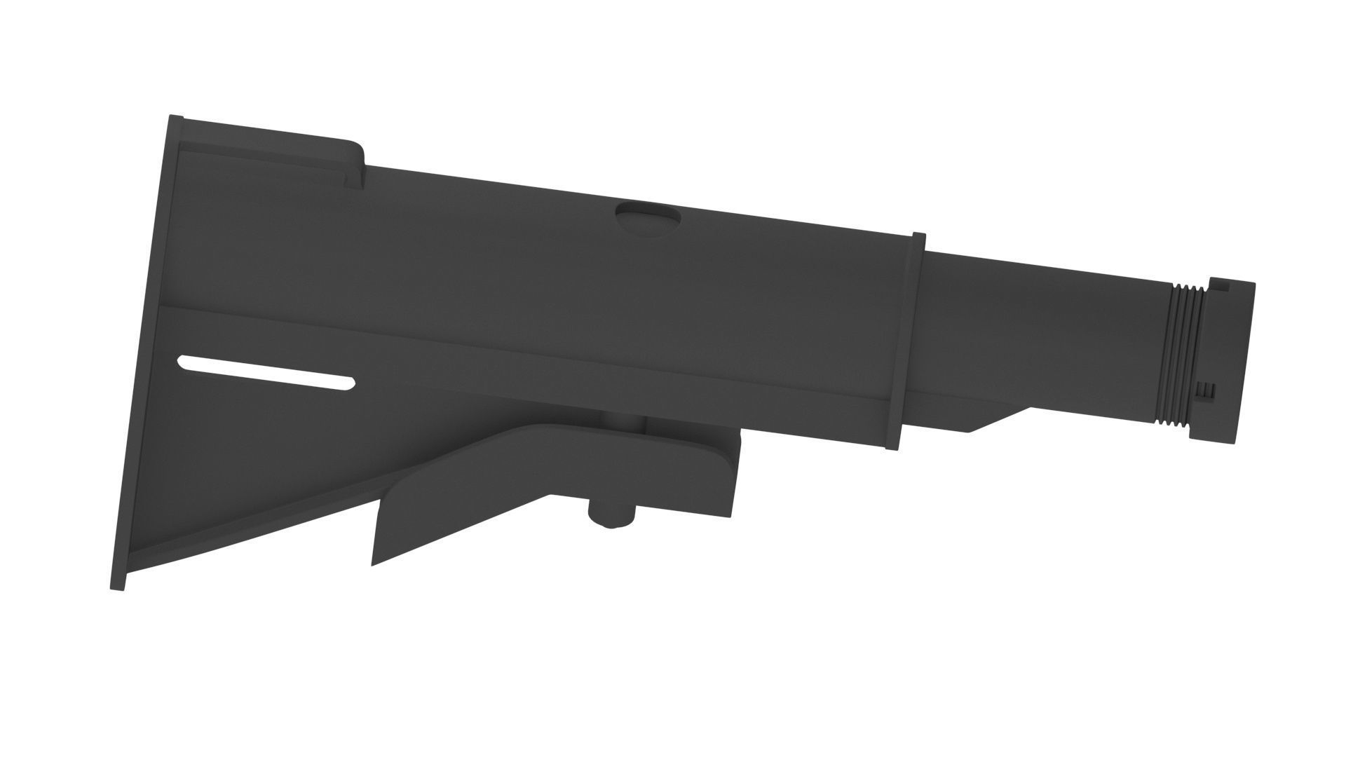 3D model AR Buttstock Standard AR-15 rifle collapsible crane stock VR ...