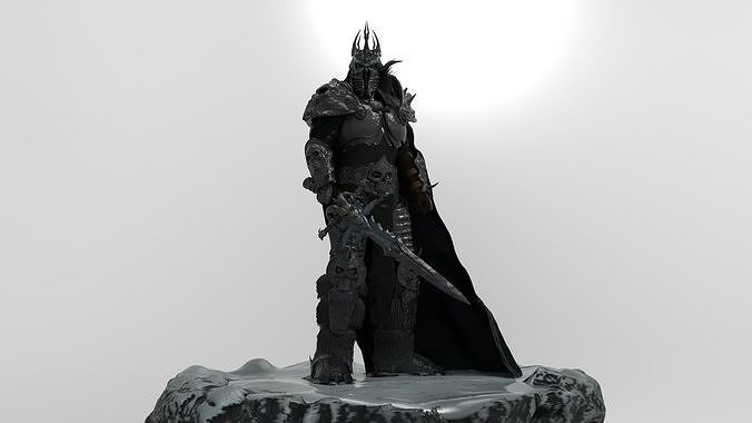 Arthas Menethil The Lich King 3D model 3D printable | CGTrader