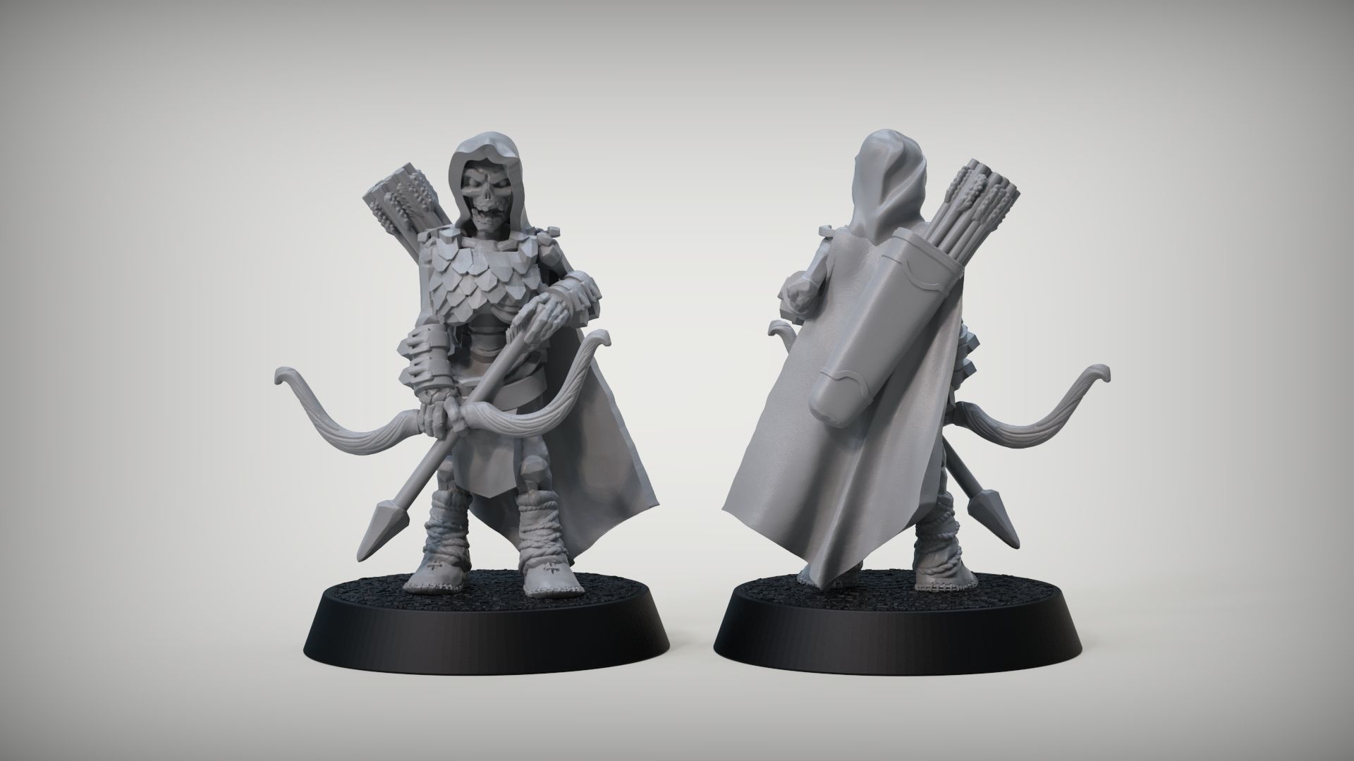 SKELETON ARCHER SQUAD 3D model | CGTrader