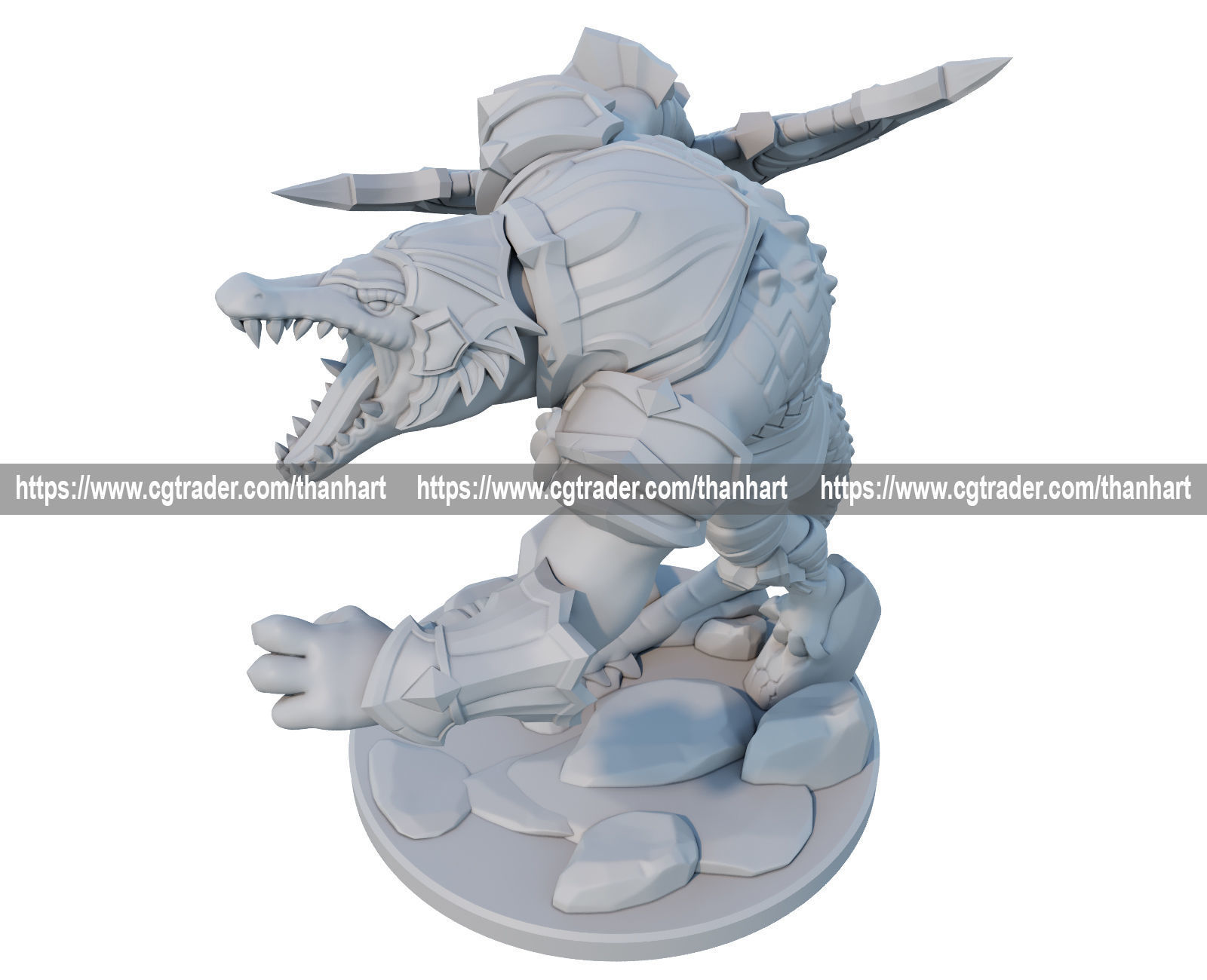 renekton 3D print model from League of Legends 3D model 3D printable ...