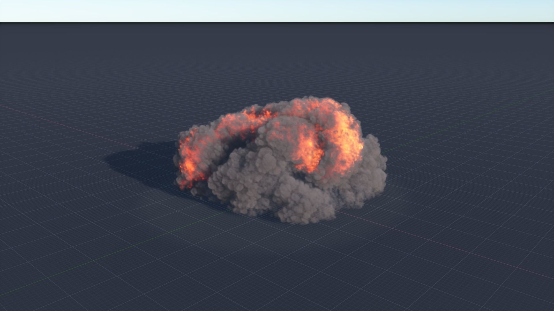 3D model Game Ready 3D Explosion fireball VR / AR / low-poly | CGTrader