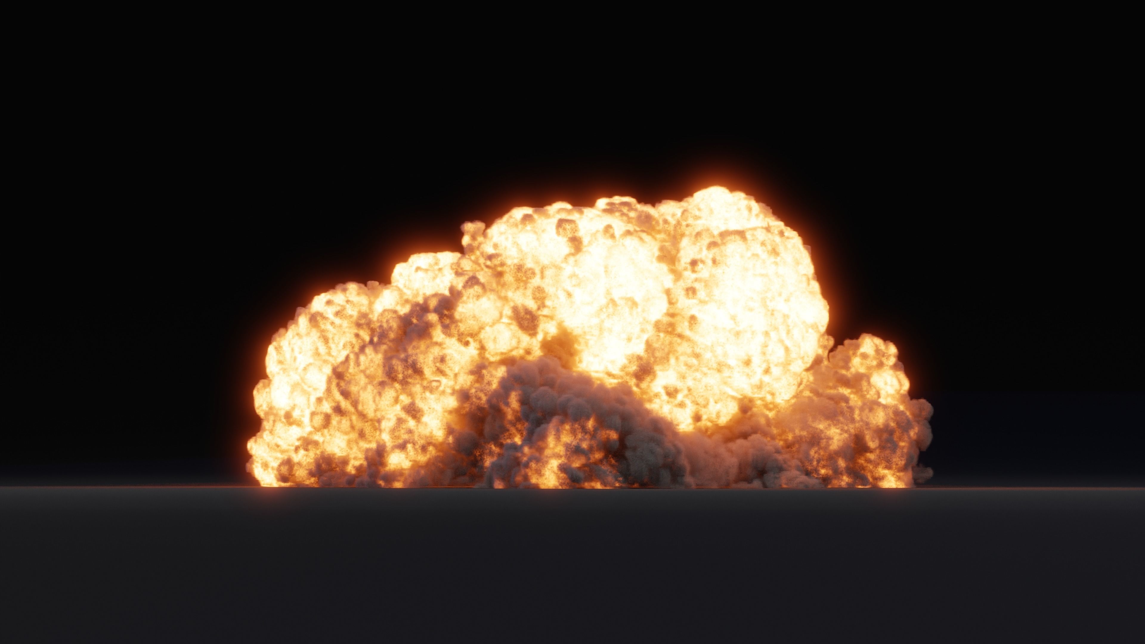 3D model Game Ready 3D Explosion fireball VR / AR / low-poly | CGTrader