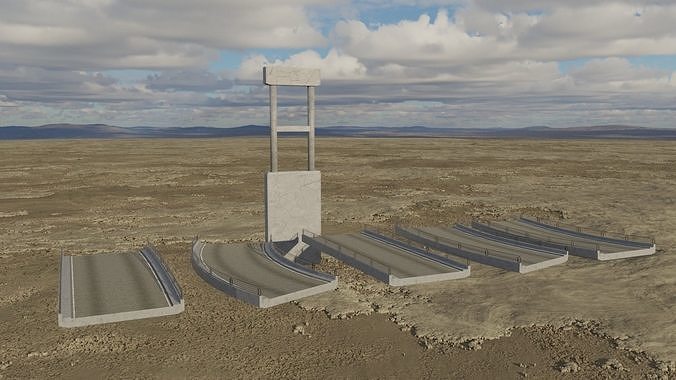 3D model Highway Parts VR / AR / low-poly | CGTrader