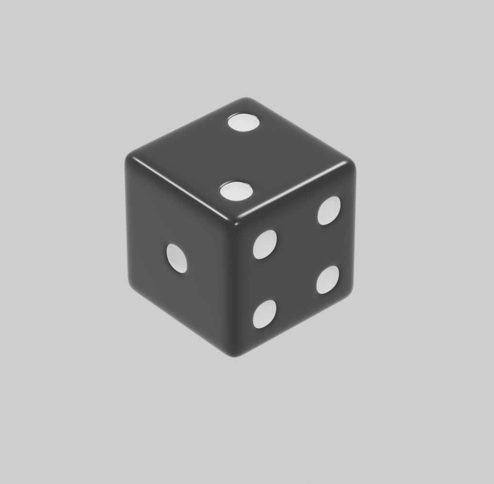 Printable Dice 3D model 3D printable | CGTrader