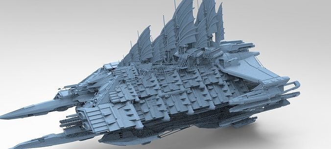 Desert Sail Barge Grand 3D model | CGTrader