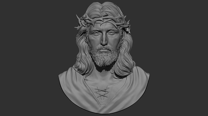 Jesus Relief 10 3D model 3D printable | CGTrader