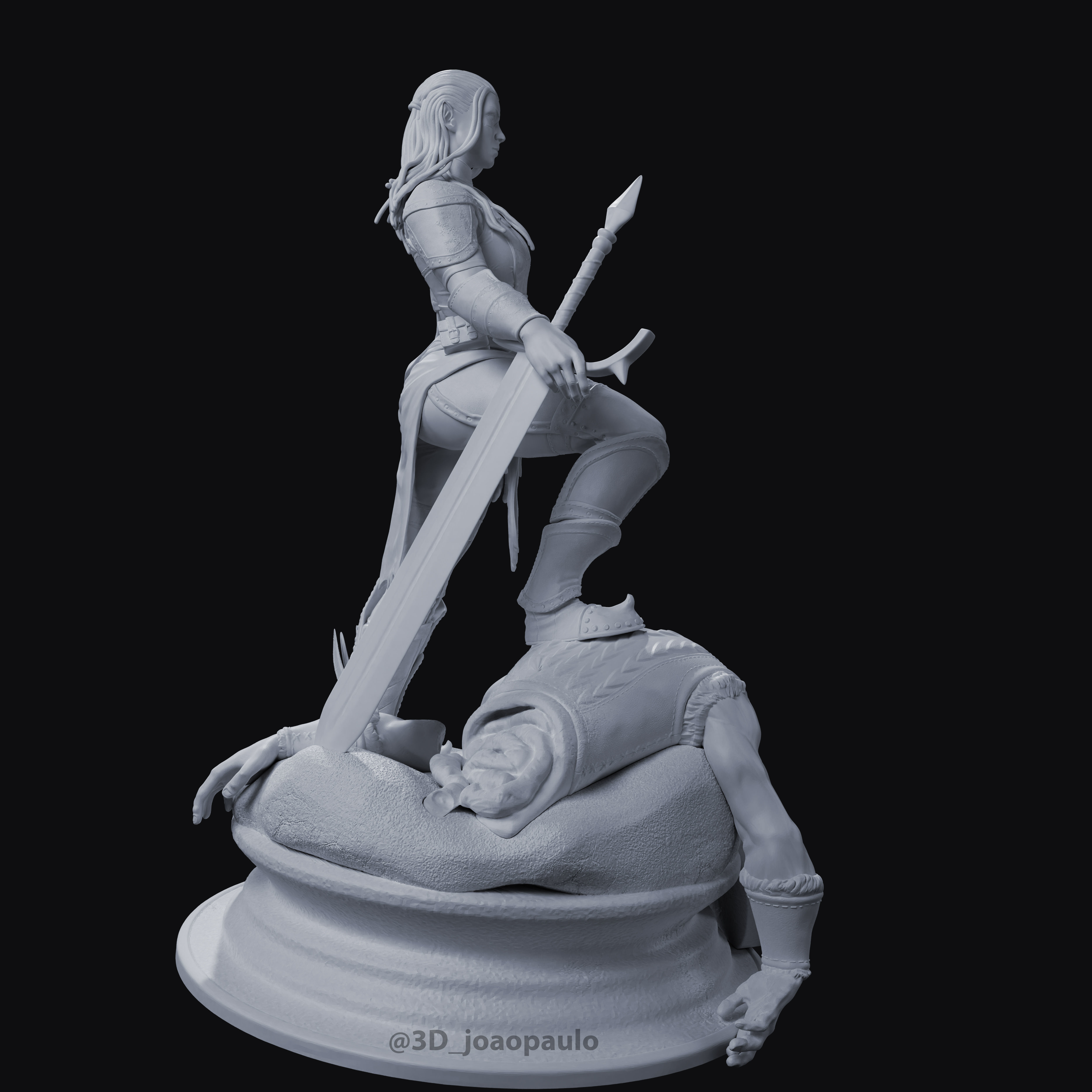 GRAND WARLORD RADHA - MAGIC THE GATHERING MTG 3D model 3D printable ...