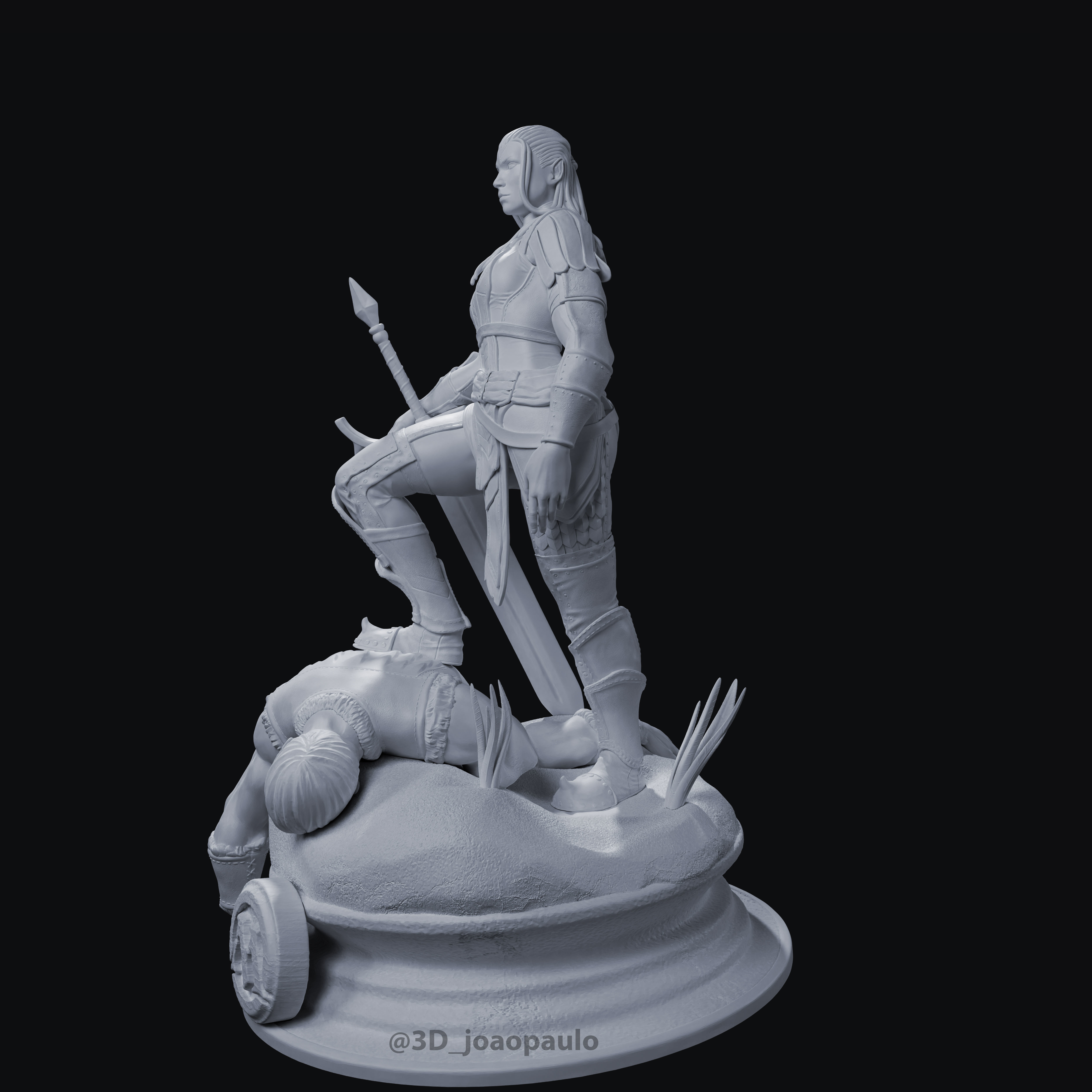 GRAND WARLORD RADHA - MAGIC THE GATHERING MTG 3D model 3D printable ...