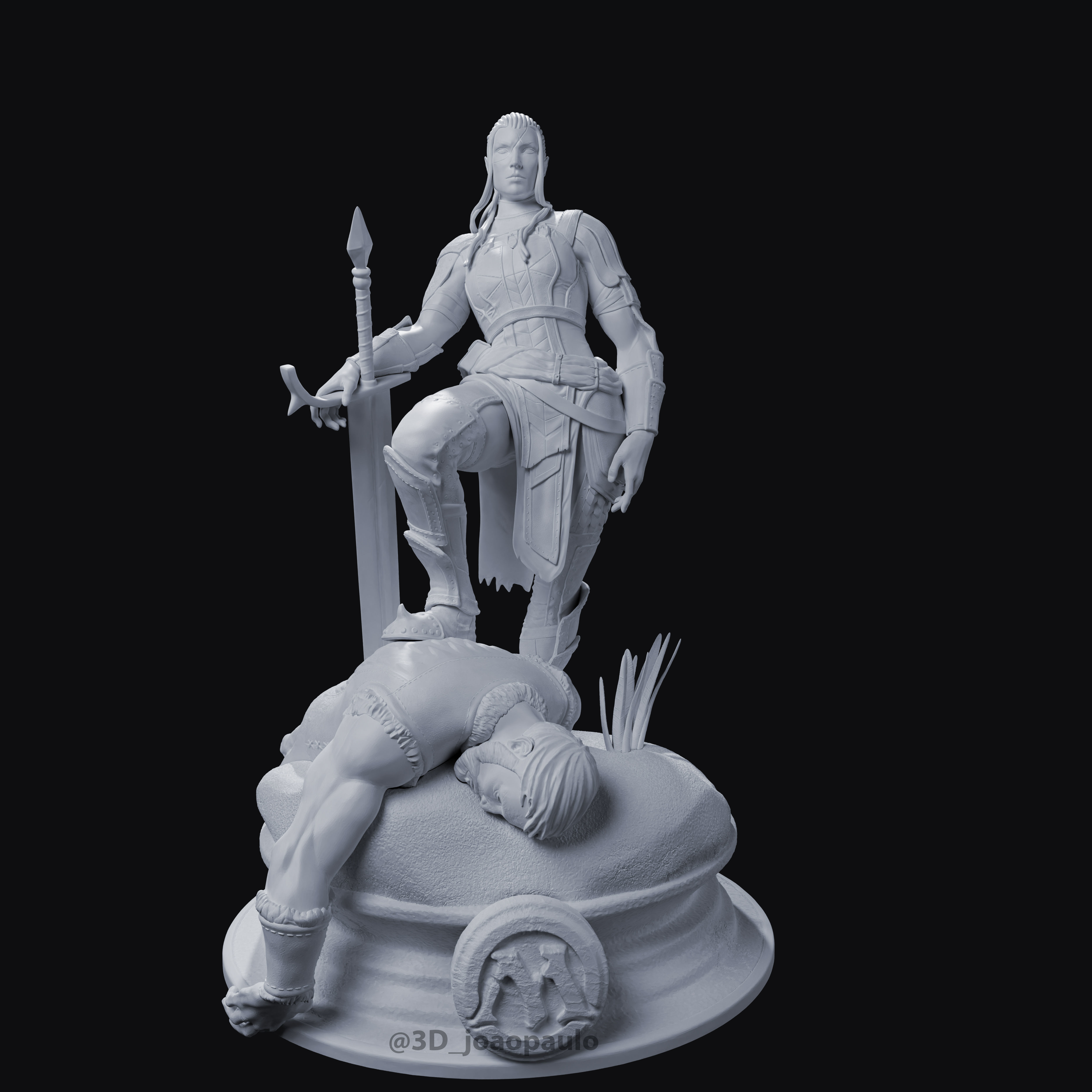 GRAND WARLORD RADHA - MAGIC THE GATHERING MTG 3D model 3D printable ...