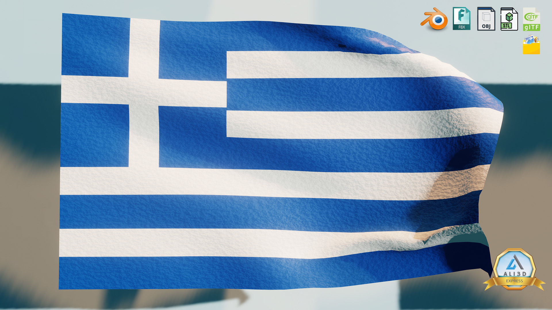 3D model Animated Flags of all countries and regions - World Flags VR ...