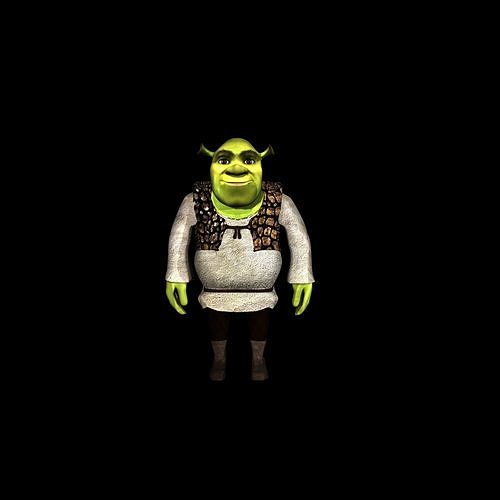 3D model Shrek character VR / AR / low-poly | CGTrader