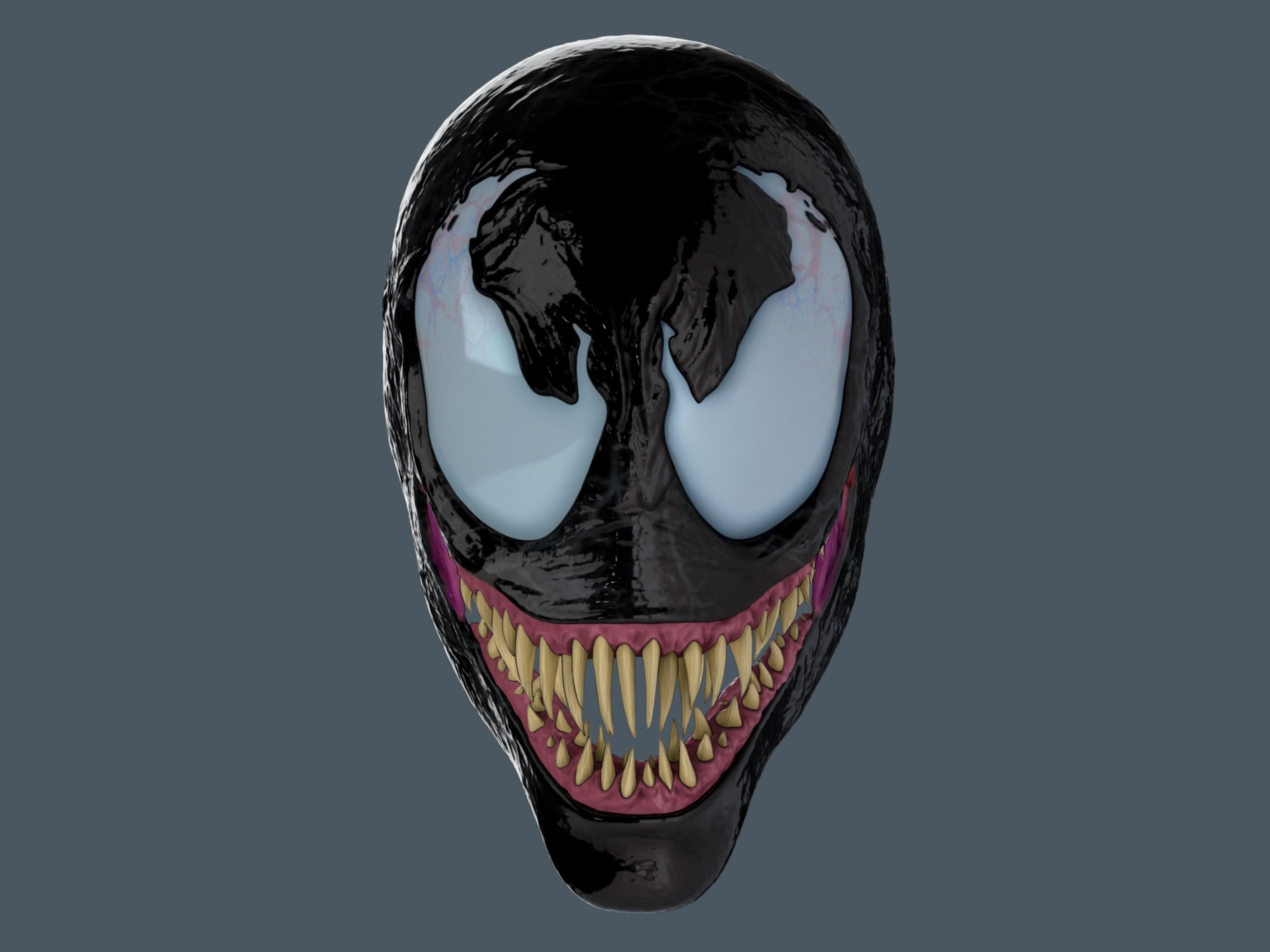 Venom Lethal Protector Mask Halloween Scary Horror Cosplay 3D model 3D ...