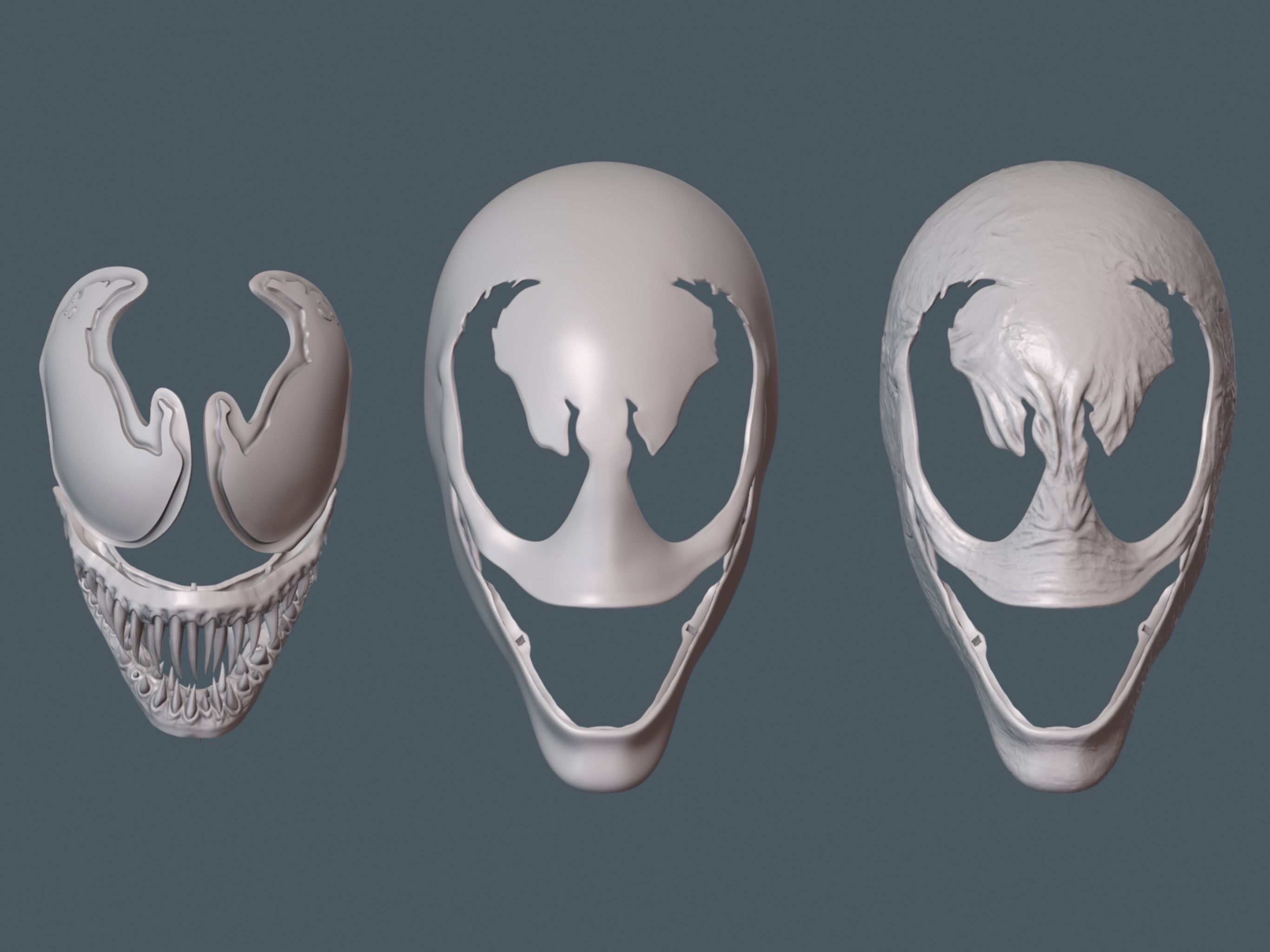 Venom Lethal Protector Mask Halloween Scary Horror Cosplay 3D model 3D ...