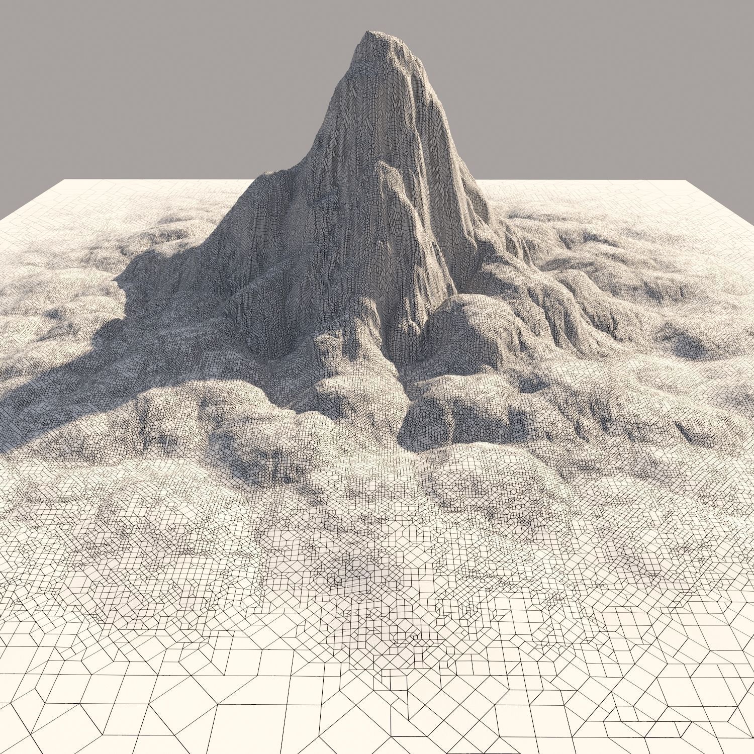 Mountain Rocky Peak 3D model | CGTrader