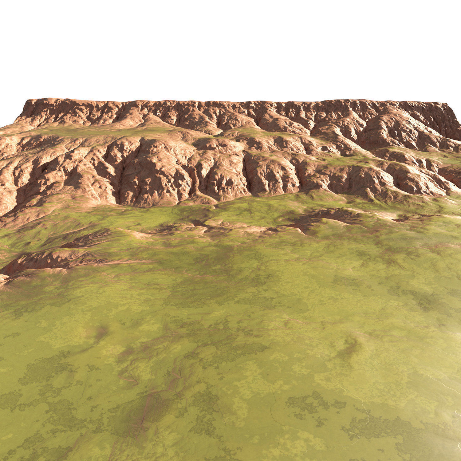 Terrain mountain hill 3D model | CGTrader