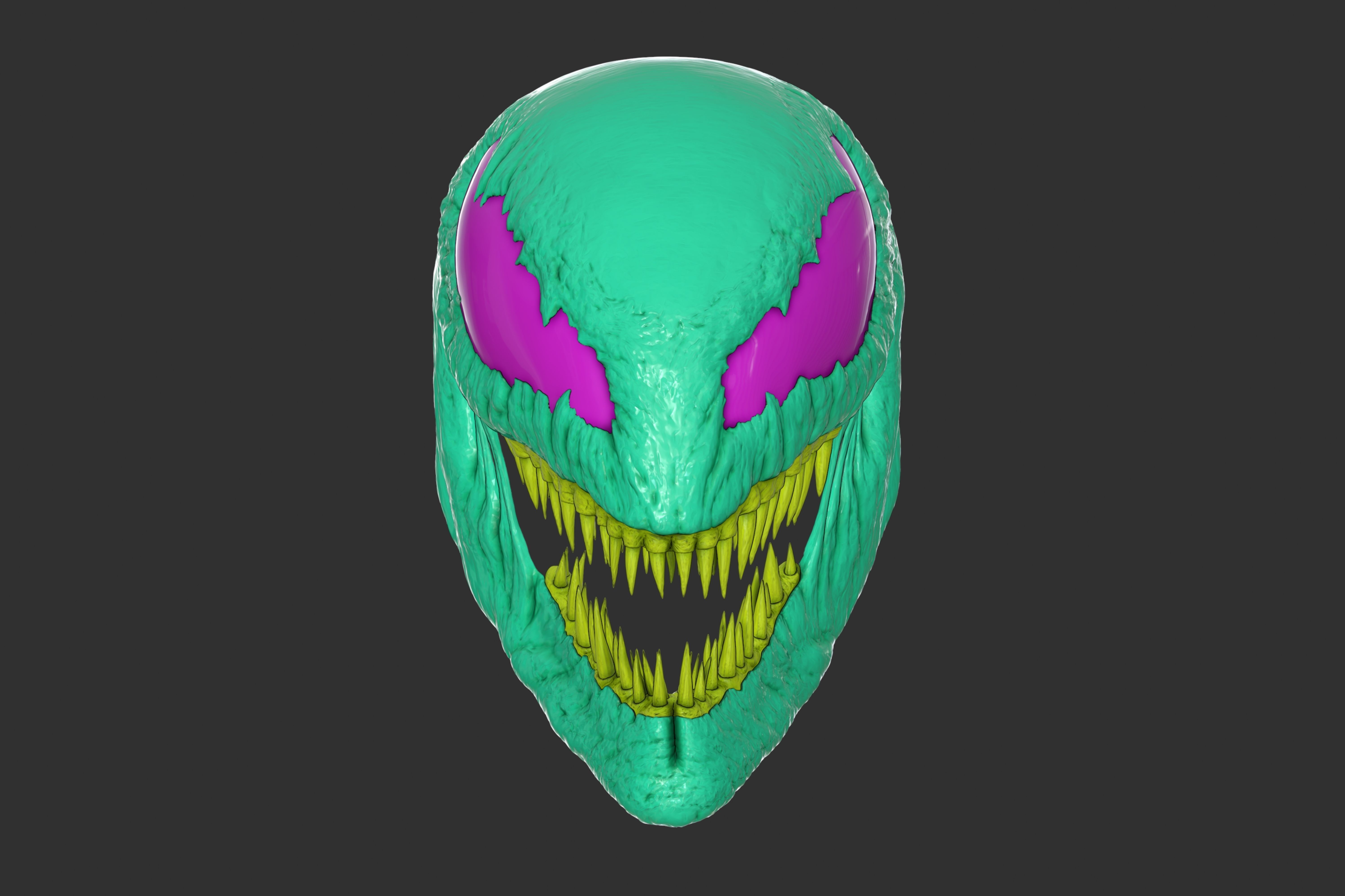 Carnage mask form Venom2 Let There be Carnage Full Face Hallowen 3D ...