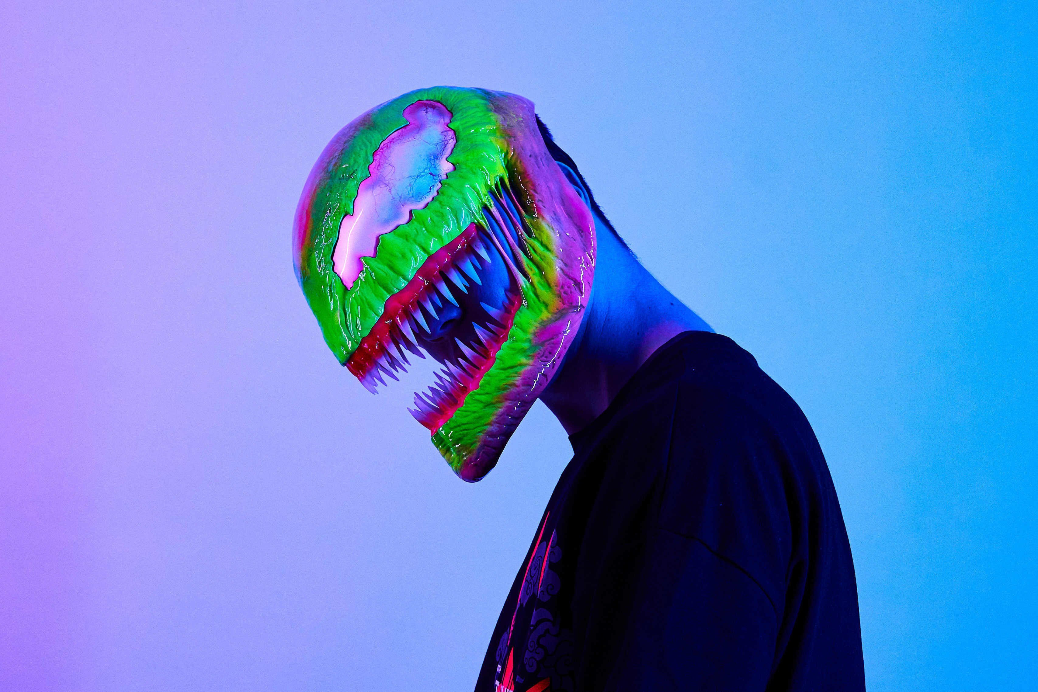 Carnage mask form Venom2 Let There be Carnage Full Face Hallowen 3D ...