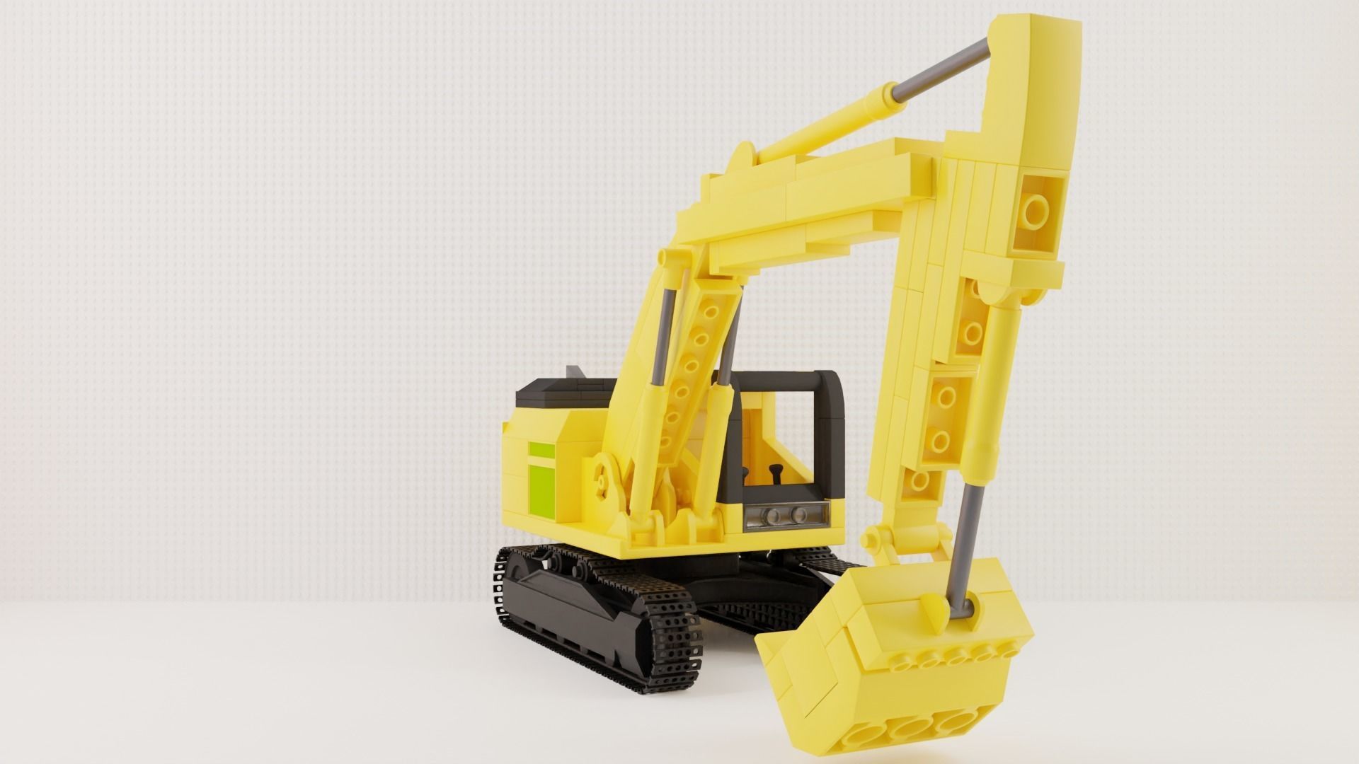Excavator LEGO 3D model | CGTrader
