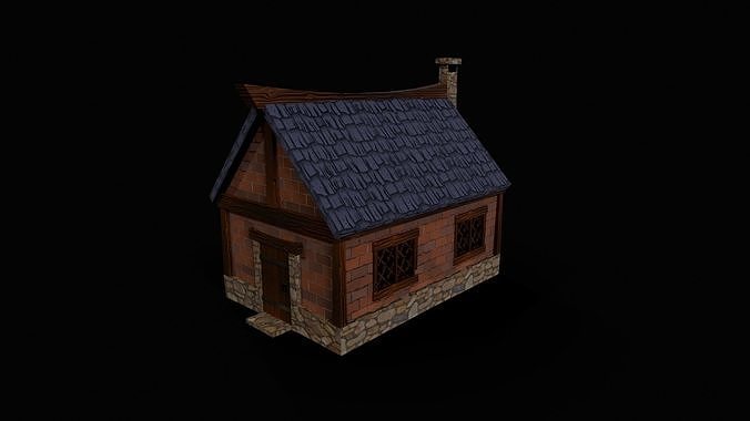 3D model Stylized building 3 VR / AR / low-poly | CGTrader