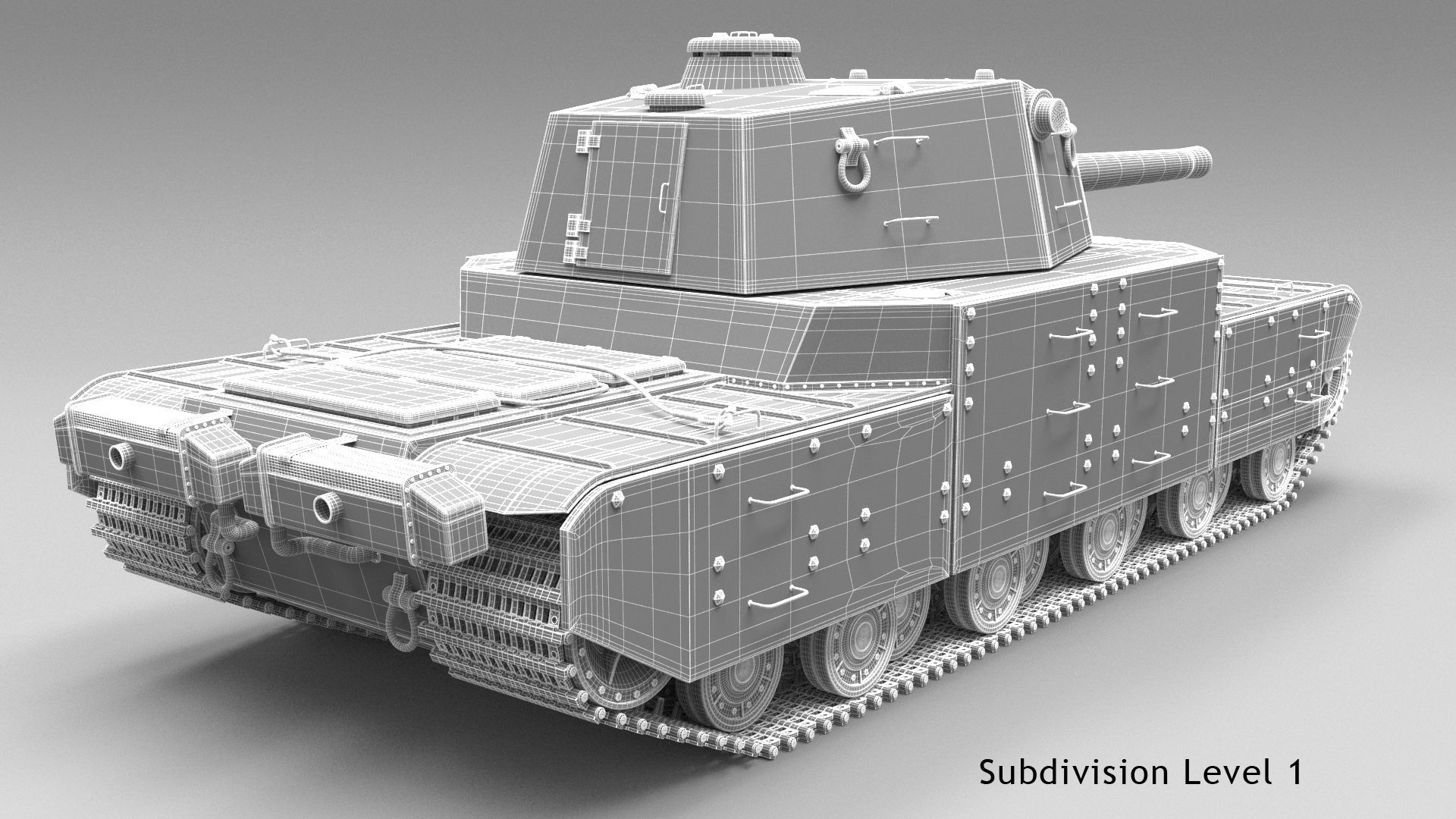 Type 2605 Super Heavy Tank Camouflages set 3D model | CGTrader